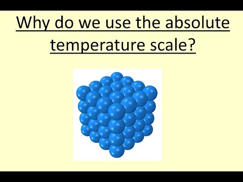 8.02 Why do we use the absolute temperature scale