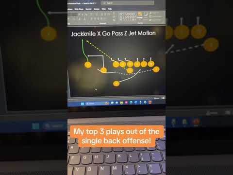 My top 3 plays out of the single back offense!