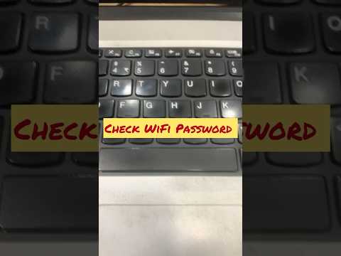How To Check wifi password #shorts #short #windows #wifipassword #laptop #youtubeshorts #hacker