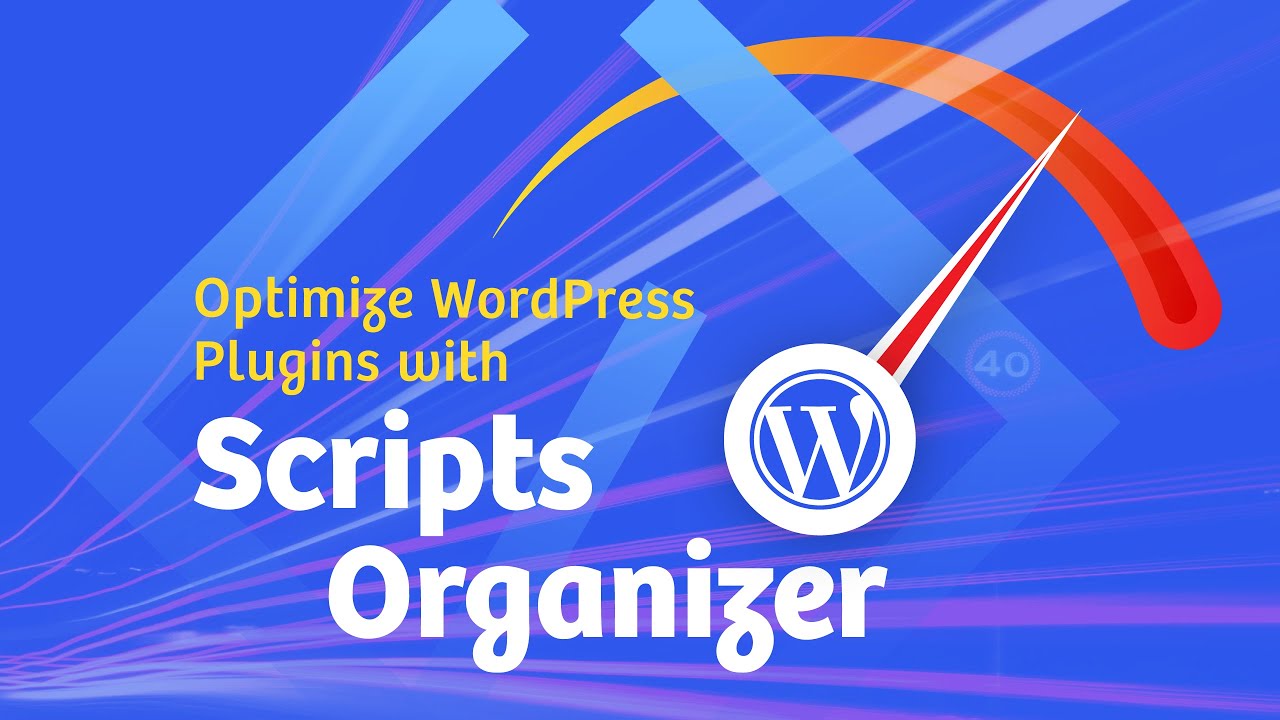 Optimize WordPress plugins with Scripts Organizer