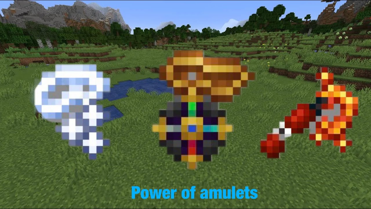 Amulets: VANILLA mod for Minecraft