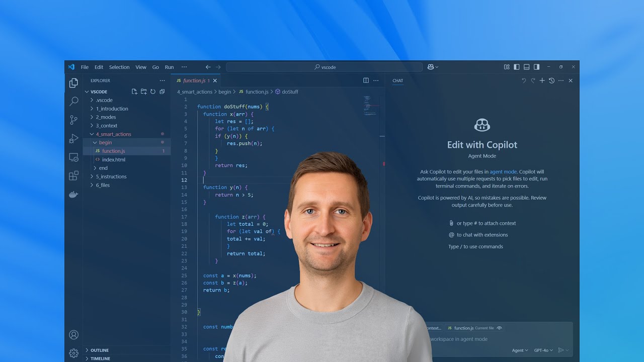 Smart actions in Github Copilot