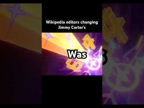 Wikipedia after Jimmy Carter died #honkaistarrail #hoyoverse #silverwolf #jimmycarter