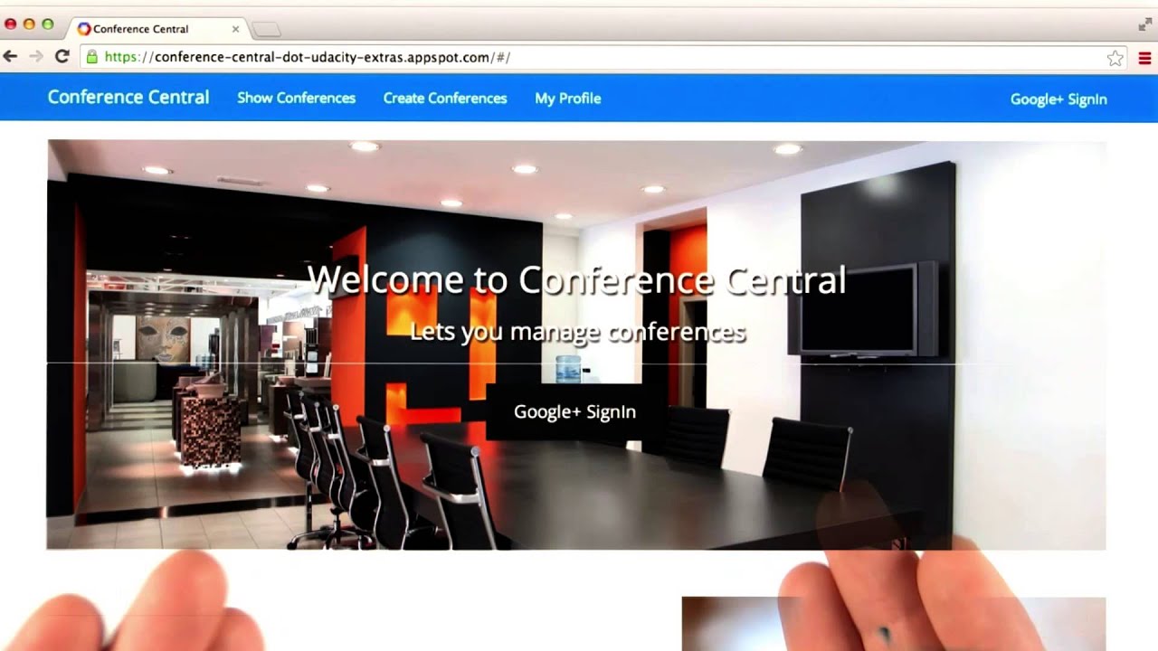 Introducing Conference Central - Developing Scalable Apps with Java