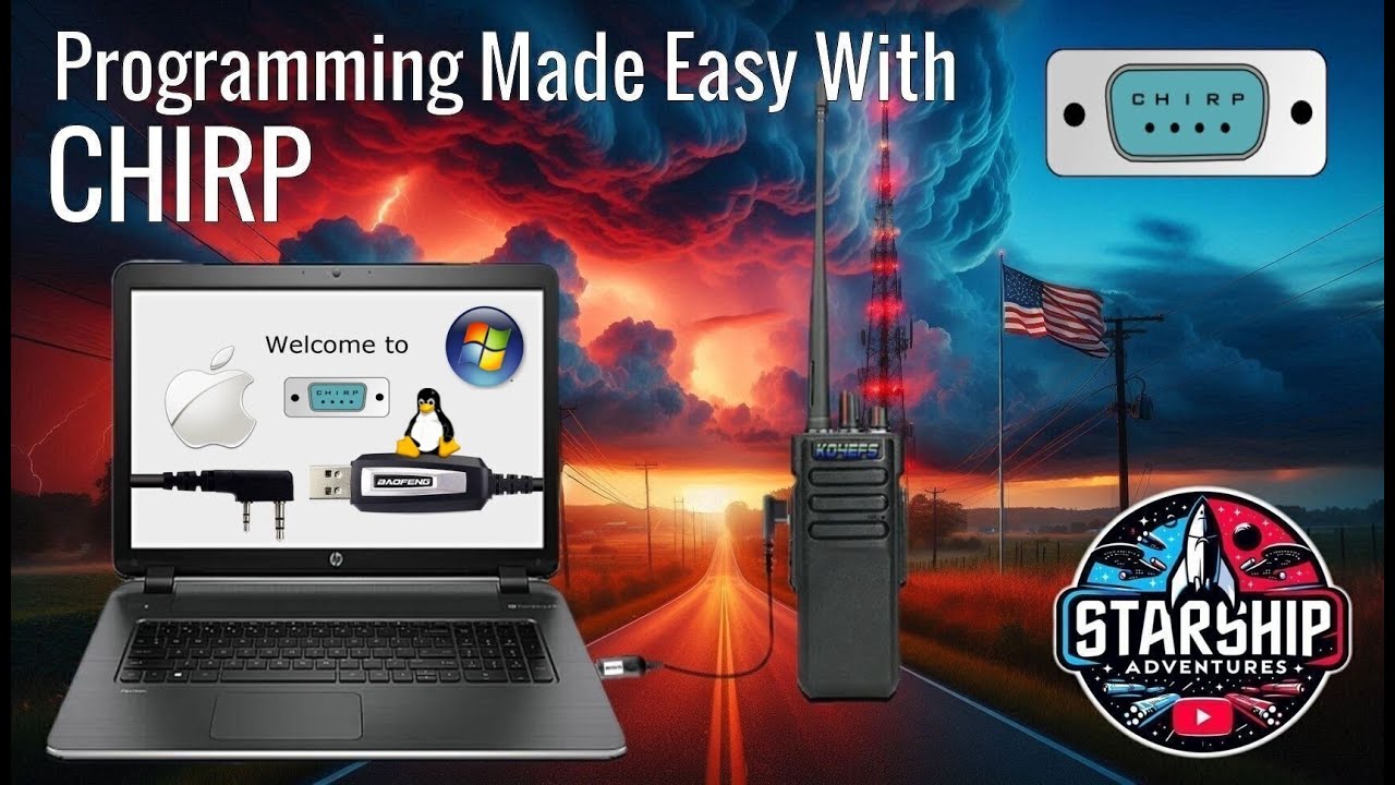 🔴Radio Programming Made Easy - CHIRP - Program You Radio Without Entering Frequency Numbers!