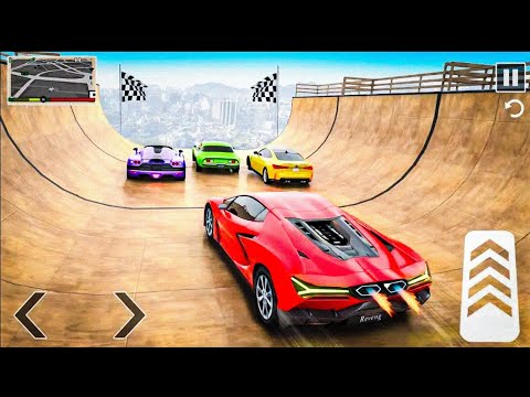 ๐ Super Stunt Car Extreme Mega Ramp Racing Gameplay #megaramp #games