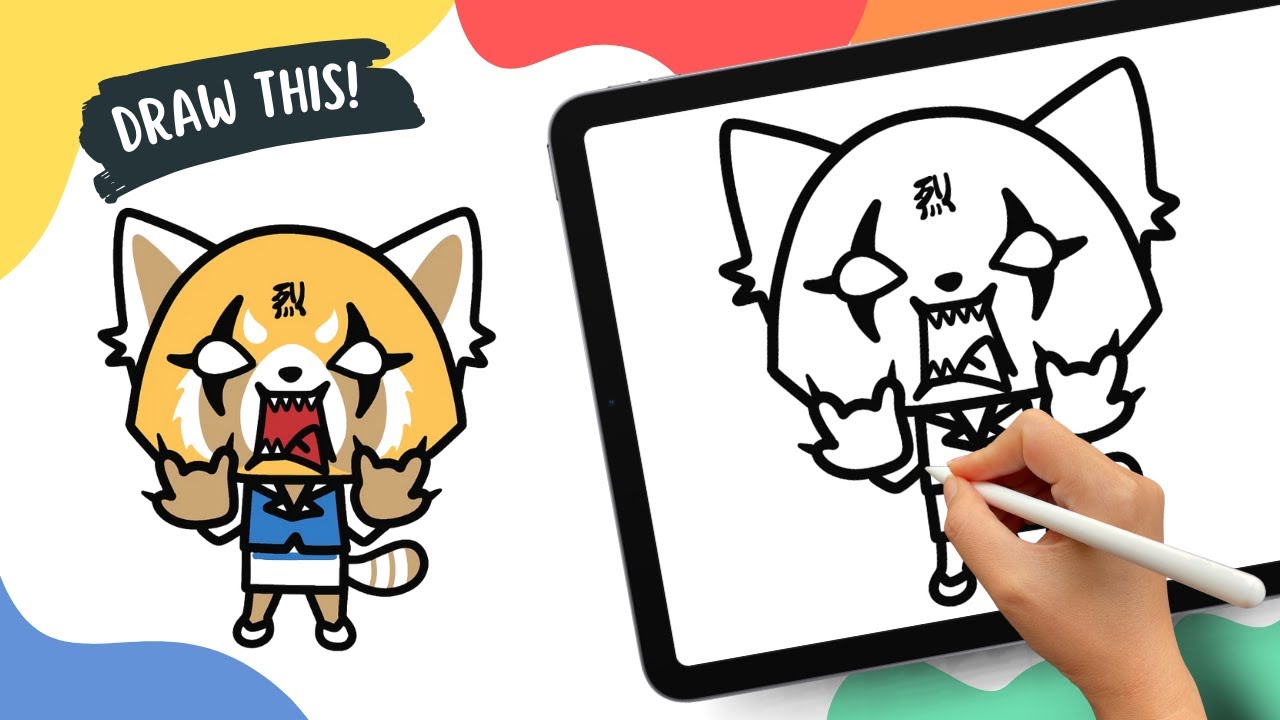 Retsuko | Aggretsuko Cartoon Drawing