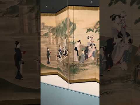 Japanese Artwork in Museum of Fine Arts