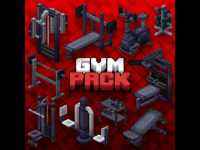 Gym Furniture Pack Volume 1 Minecraft Texture Pack