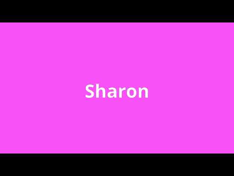 what is the meaning of Sharon