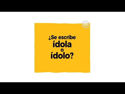 La palabra ídola no está registrada en la RAE