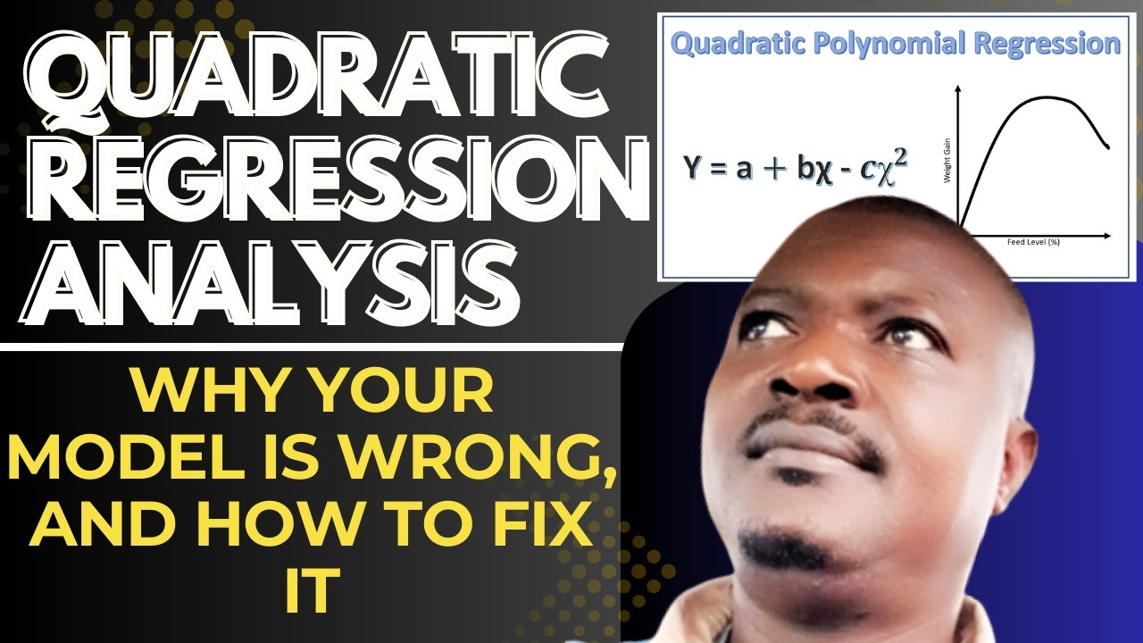 Quadratic (Polynomial) Regression Analysis: Why Your Model is Wrong and How to Fix it