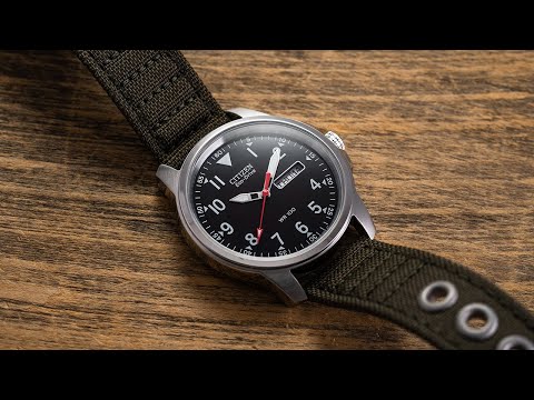 A No Nonsense Field Watch Under $200 - Citizen Chandler 37mm