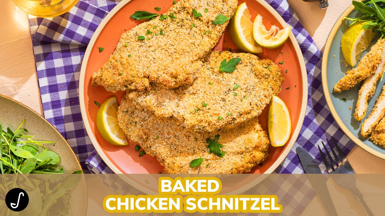 A Must Try: Baked Chicken Schnitzel