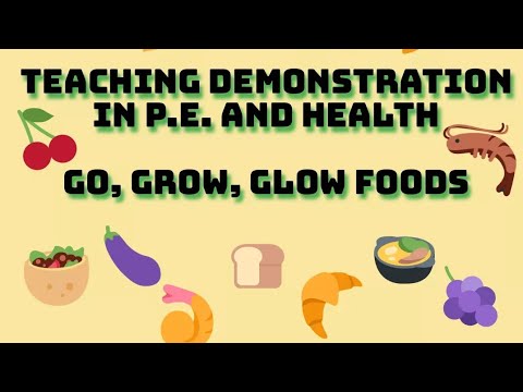 Teaching P.E and Health in Elementary | Go, Grow, Glow Food | Teaching Demonstration