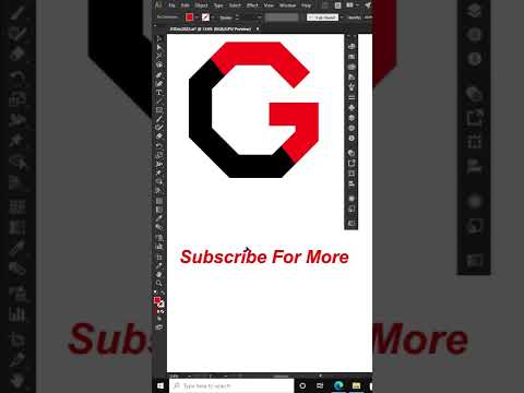 How to Make Letter G Logo Design in Adobe Illustrator | Typography logo | Digital Art Designs