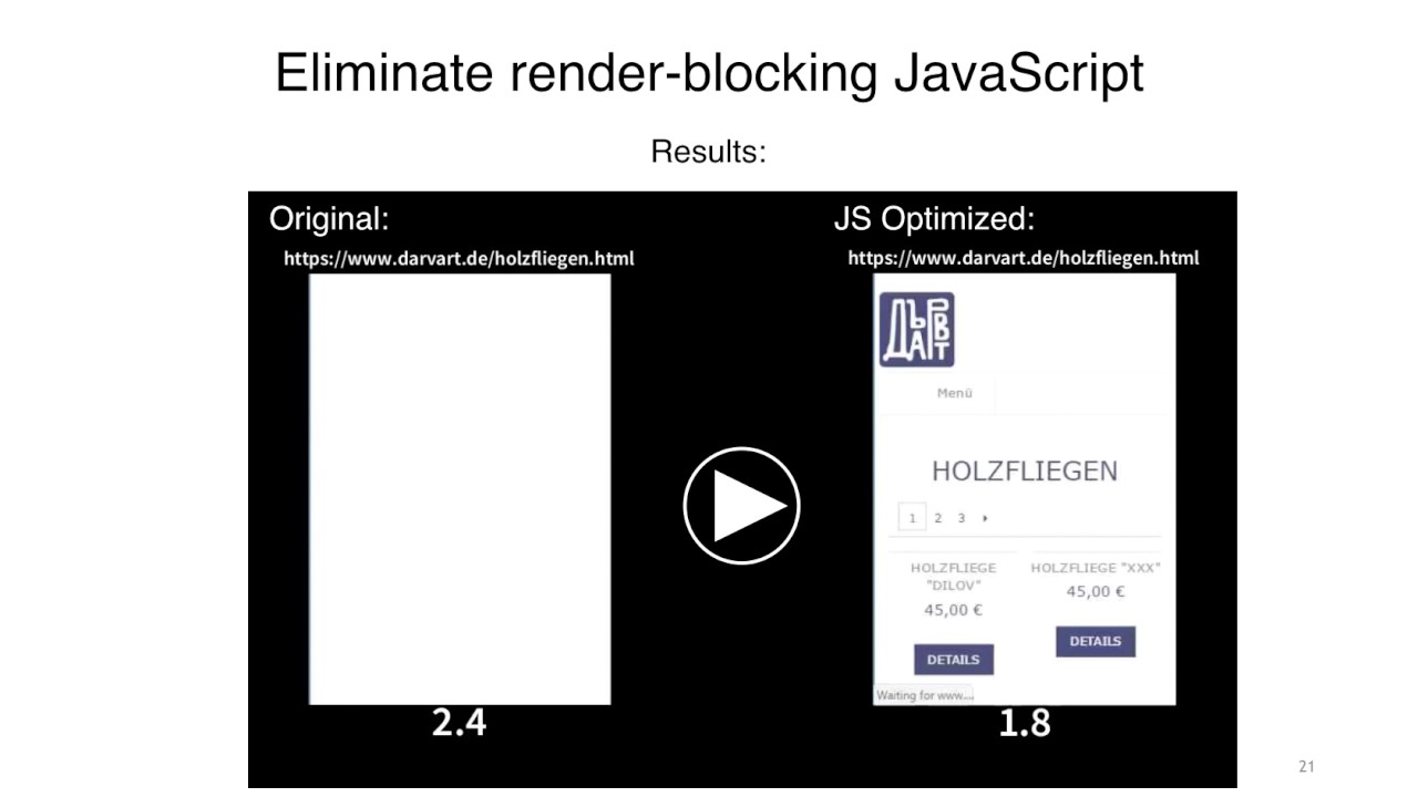 Magenot 1: Eliminate JavaScript render blocking