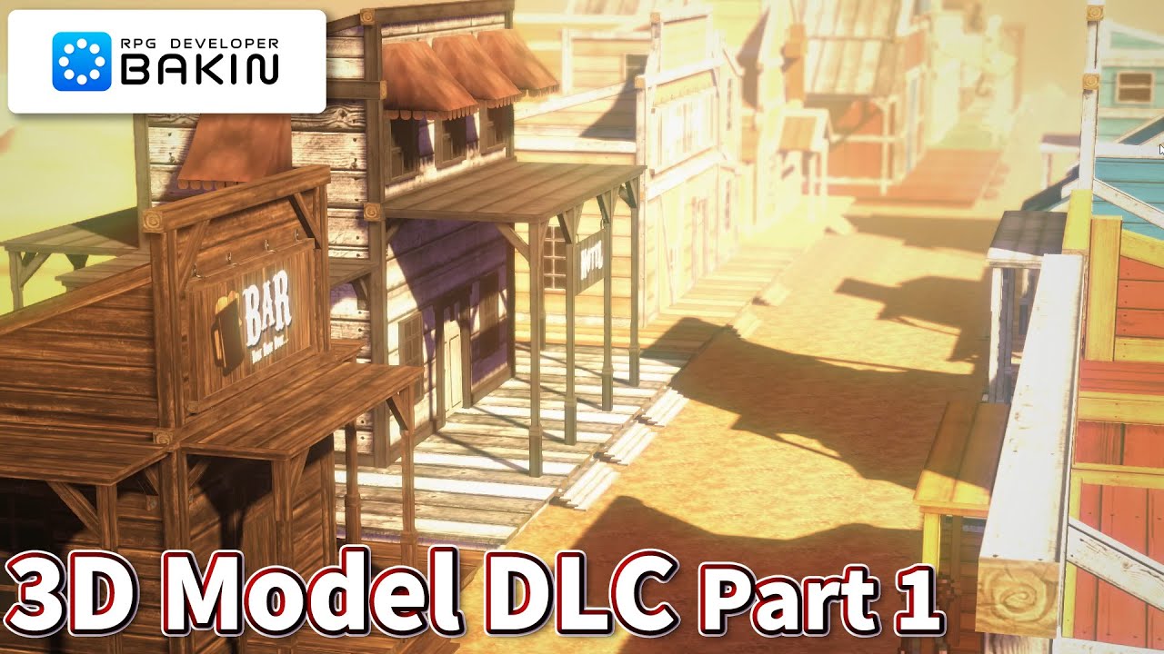 [RPG Developer Bakin] 3D Model DLC Part 1 - Introduction Trailer