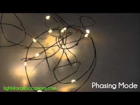 Fairy Light Invisilite 96 Warm White LED, Green Wire Plug-in Function