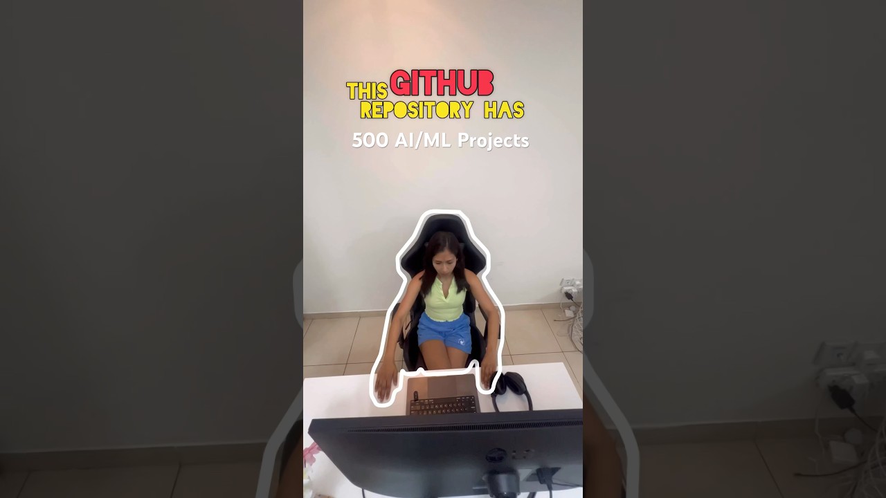 This GitHub Repository has 500 AI/ML projects #coderepository #ai #datascienceacademy #project