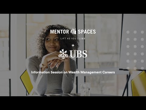 Information Session on Wealth Management at UBS