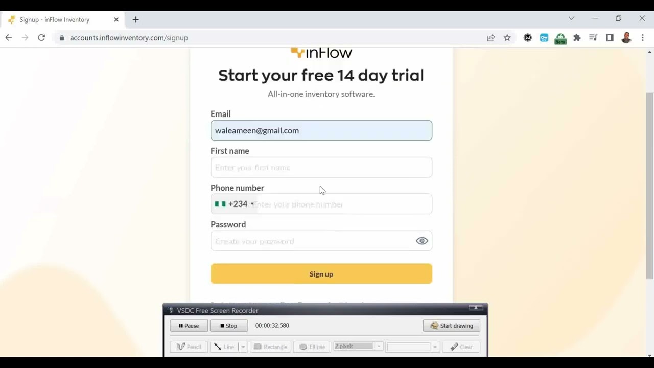 inflow account setup2
