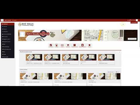 Moodle Dashboard and Messaging