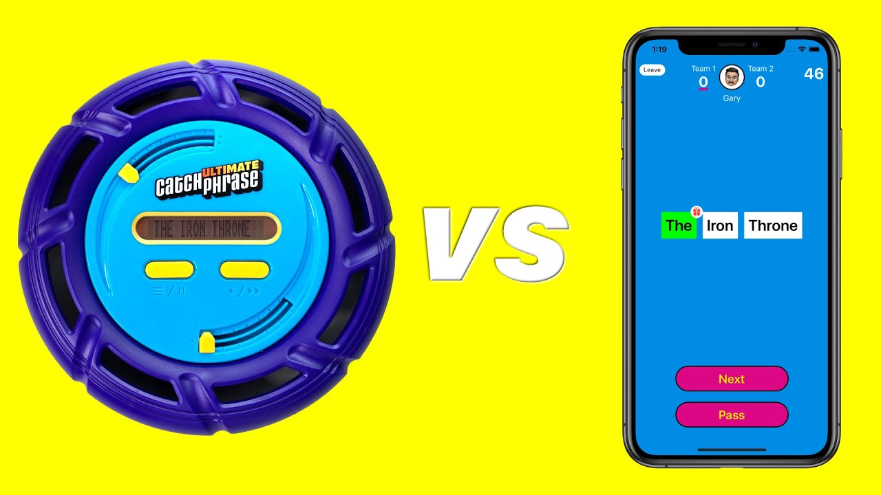 Ultimate Catch Phrase versus Other Words App