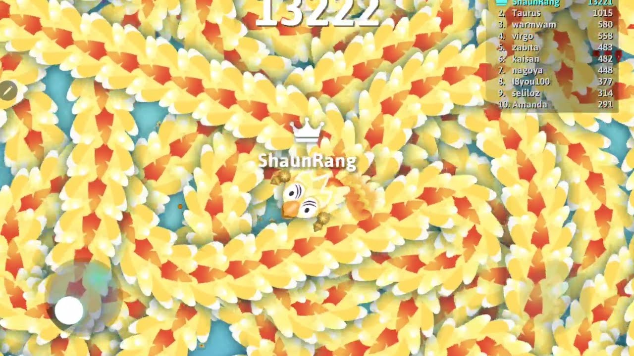Snake full screen of me