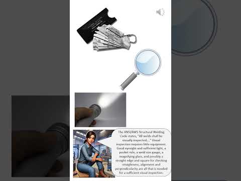 Visual Testing 2 #nde #weldingdefects #welding #inspeção #weldingtutorial #weldingcertification