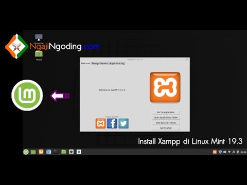 Cara install xampp + icon xampp di linux mint 19.3 (Part 1)