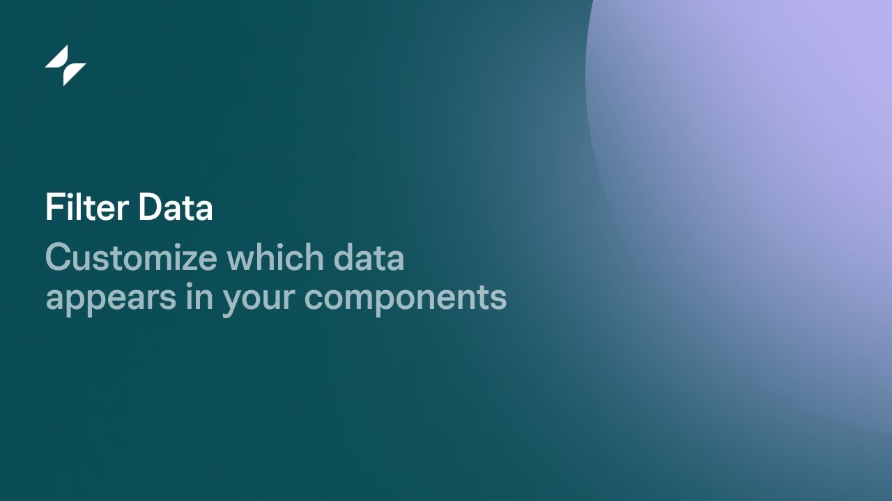Filter Data | Glide QuickTip