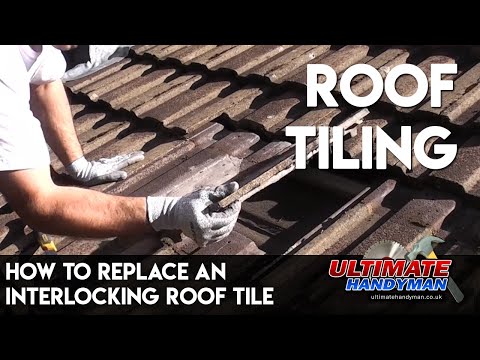 How To Replace An Interlocking Roof Tile | Roofing Contractor Long ...