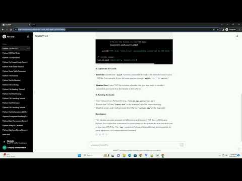 python txt to csv