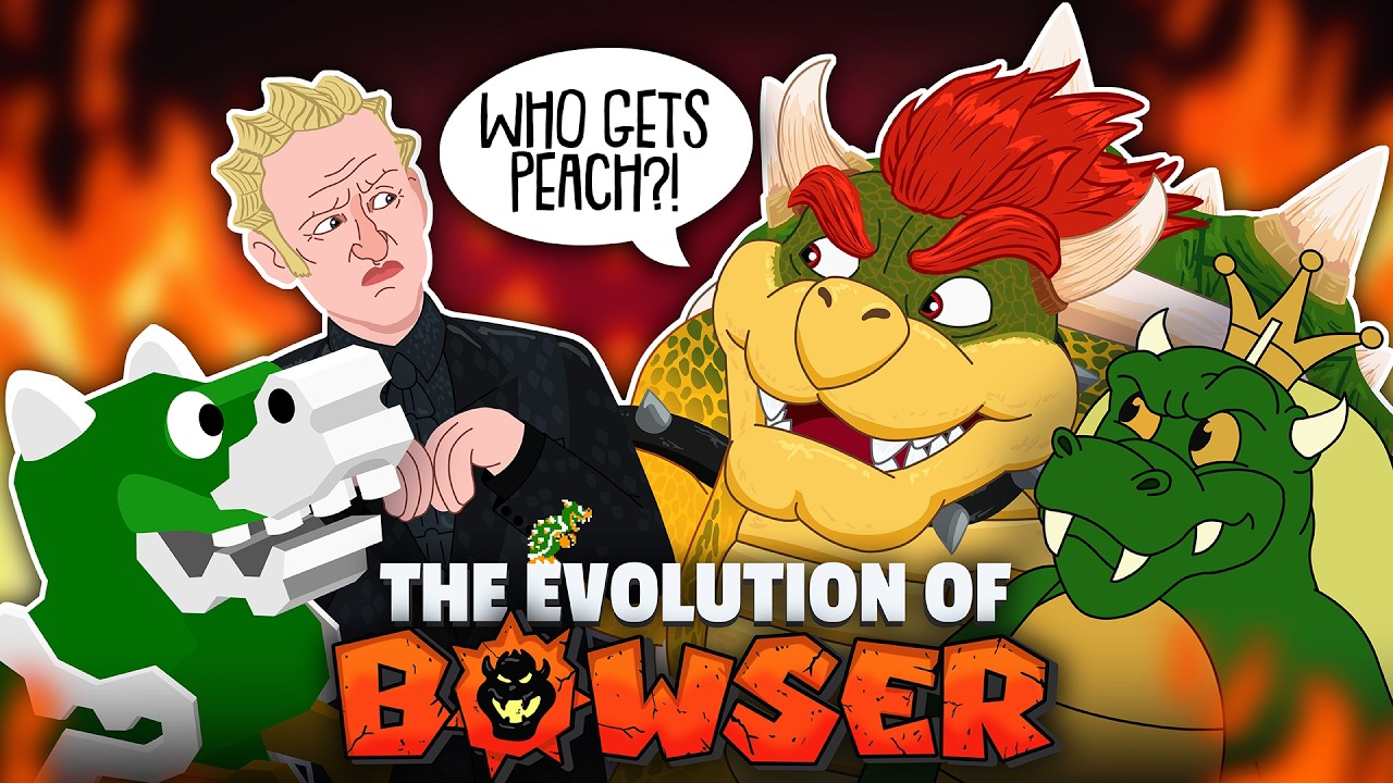 The Evolution of Bowser (ANIMATED)