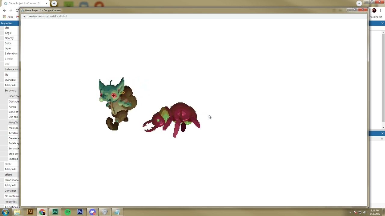 CONSTRUCT TUTORIAL 8: ENEMY 1 LIFE