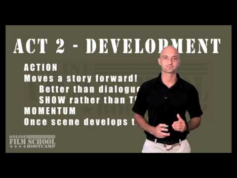 Screenwriting 3 Act Structure for movie scripts