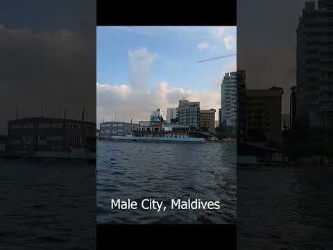 Male, the capital of the Maldives #shorts #male #maldives