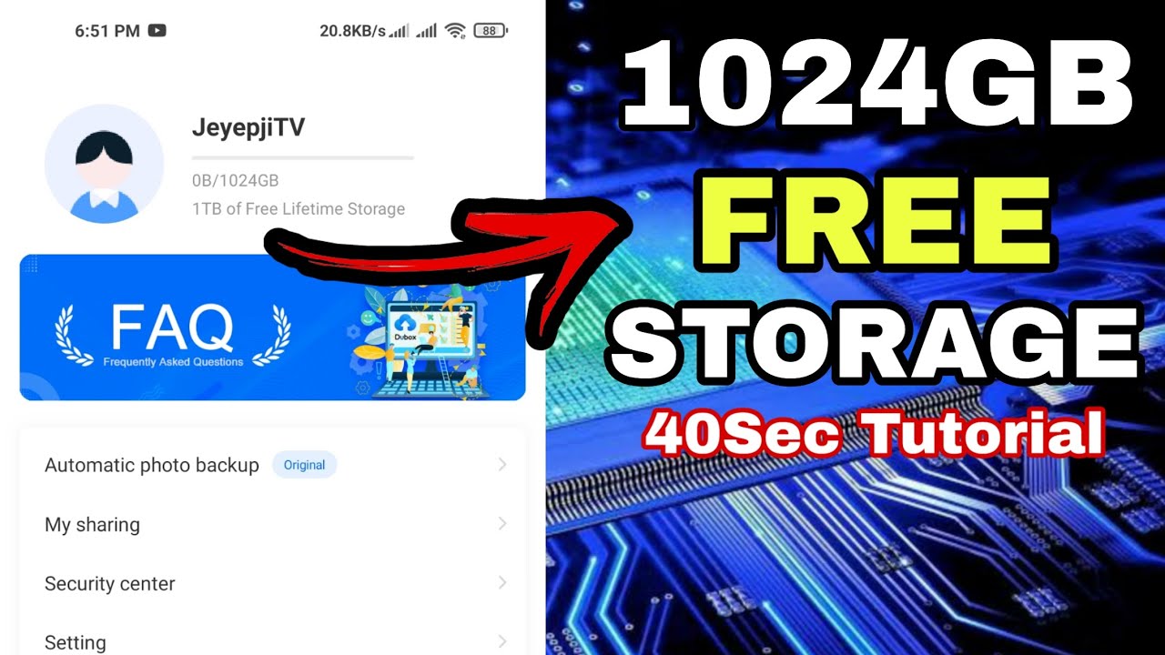 1TB (1024GB) NA LIBRENG STORAGE FOR ALL DEVICES! 🤯 | USEFUL ANDROID TIPS (CLOUD STORAGE)