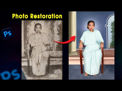 पुरानी फोटो, नई कहानी | Photoshop Restoration Tutorial