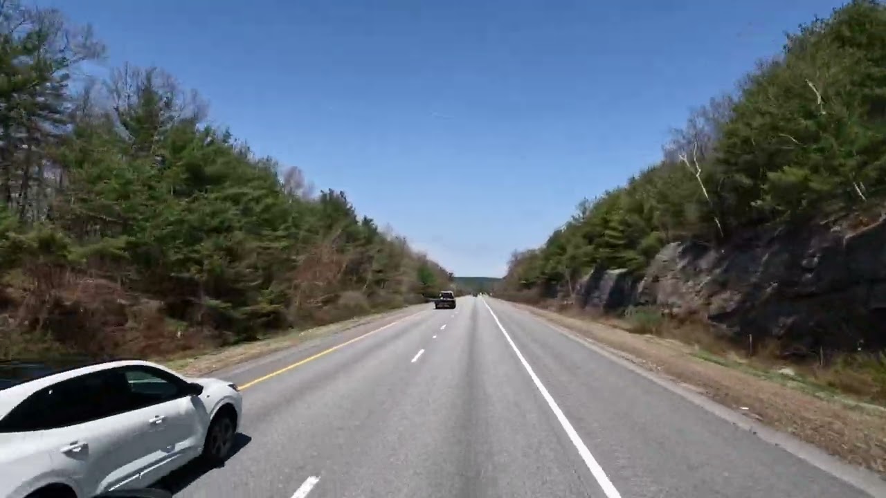 Interstate 190 north Drive State Massachusetts USA