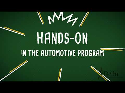 Hands-on Learning in the Automotive Program at SUNY Delhi