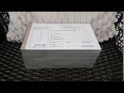Acknowledgement Receipt