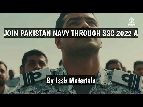 Join Pakistan Navy through SSC(Short Service Commission) through Term 2022 A By Issb Materials