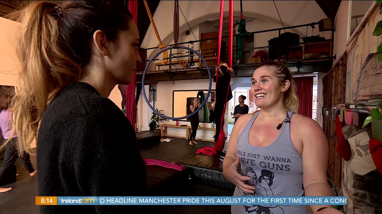 Aerial Silk classes with Aerial Cirque on Ireland AM