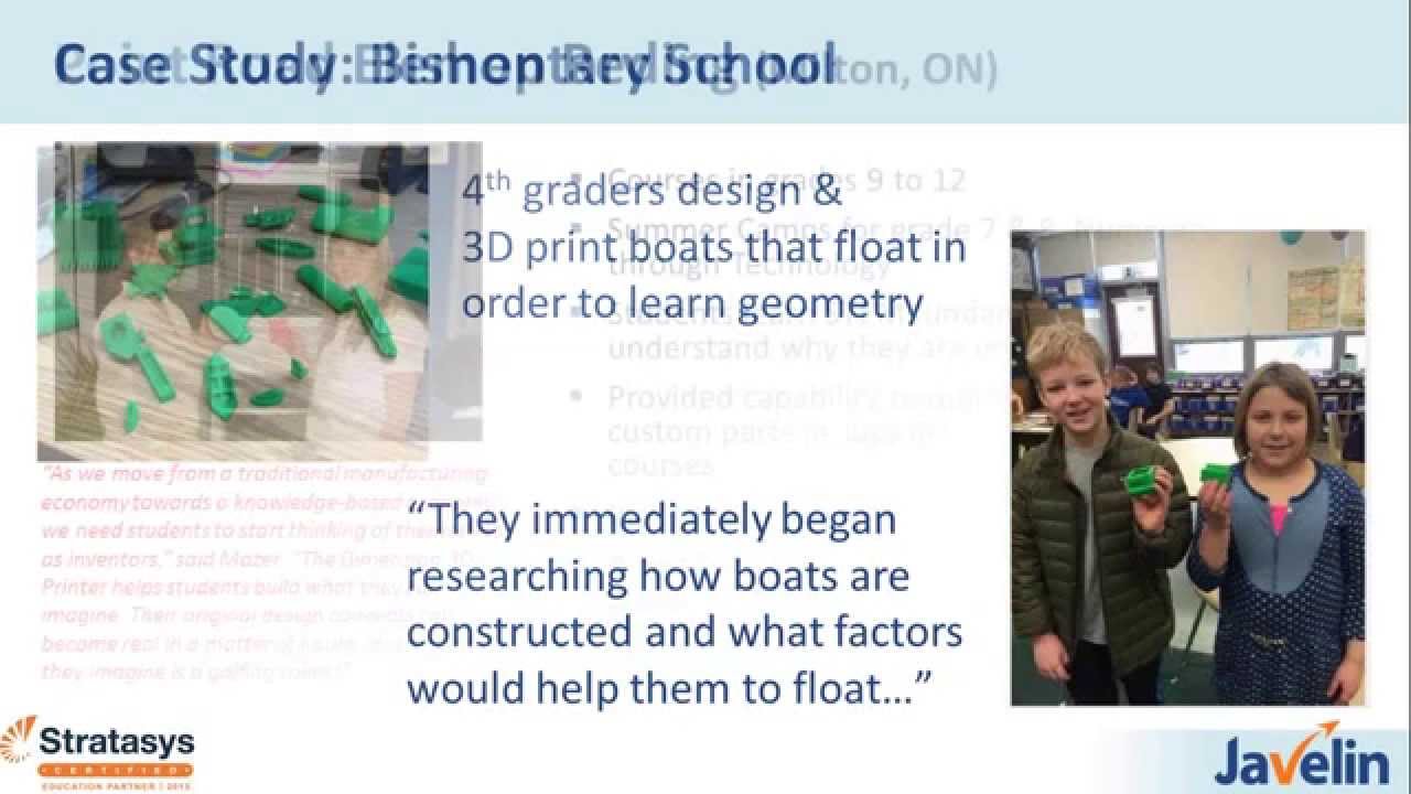 3D Printing 101 Webinar – A Primer for Educators