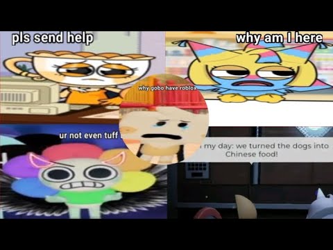 Reacting To Dandy's World Brainrot Part 1 to 5 [COMPILATION]