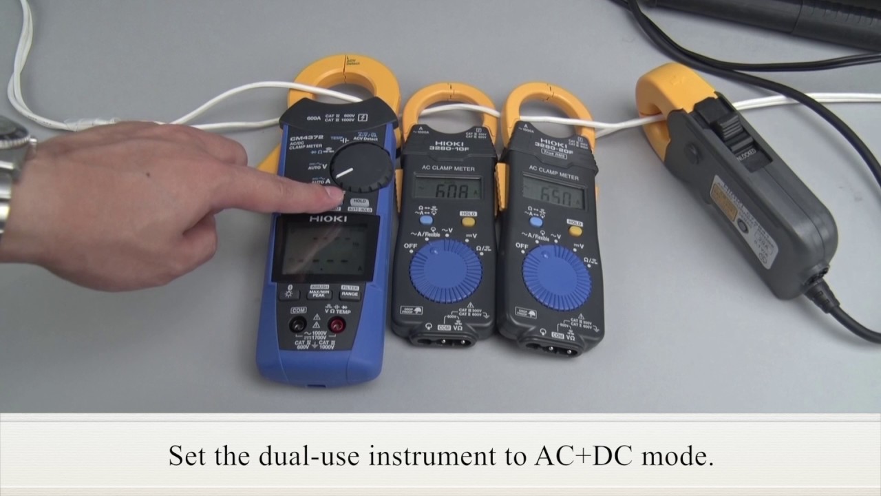 AC/DC clamp meters versus AC-only models (when measuring AC current ...