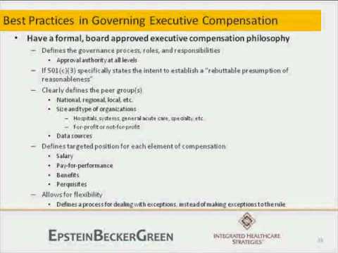 Spotlight on Executive Compensation in the Healthcare Industry