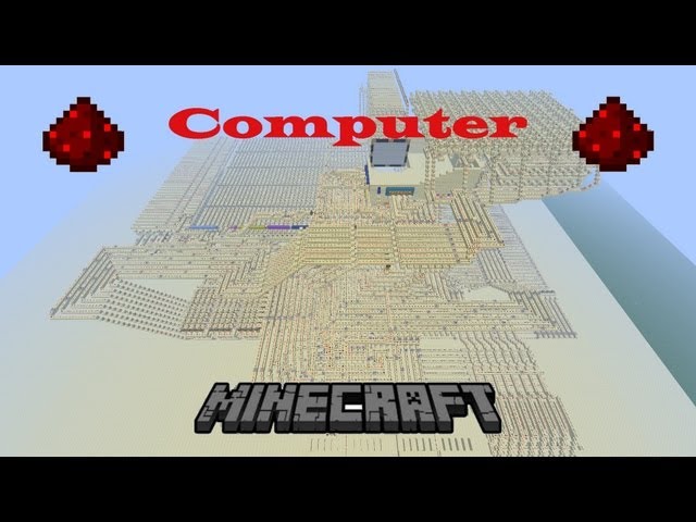 Amazing Redstone Computer Minecraft Map